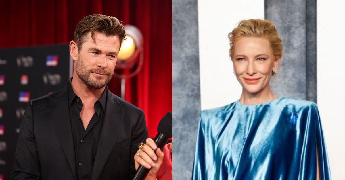 Chris Hemsworth Reacts To Cate Blanchett With Thor & Loki: PHOTO ... Chris Hemsworth Reacts To Cate Blanchett With Thor & Loki: PHOTO ...