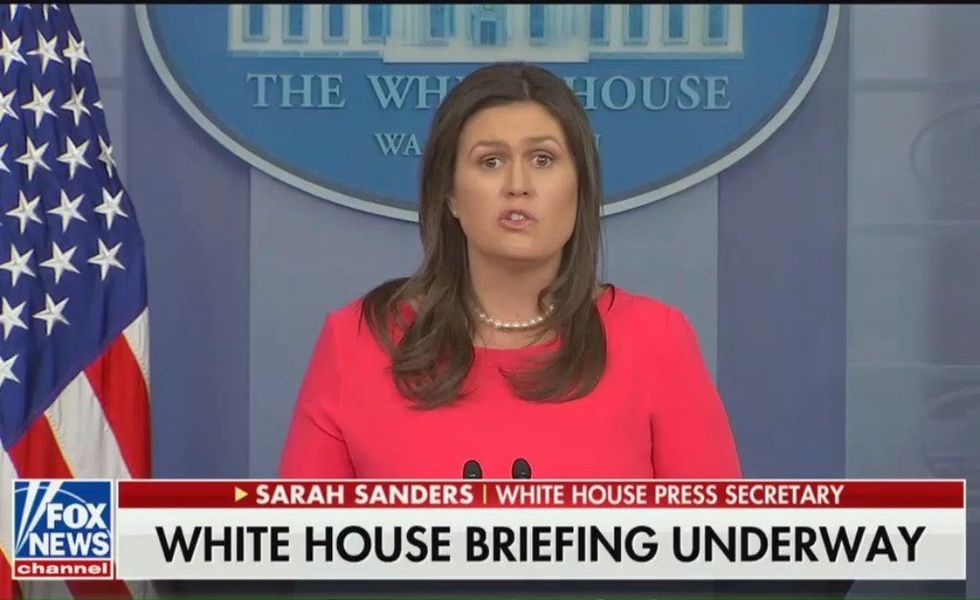 WATCH: Sarah Sanders Denies Hallie Jackson a Follow Up Question, So ...