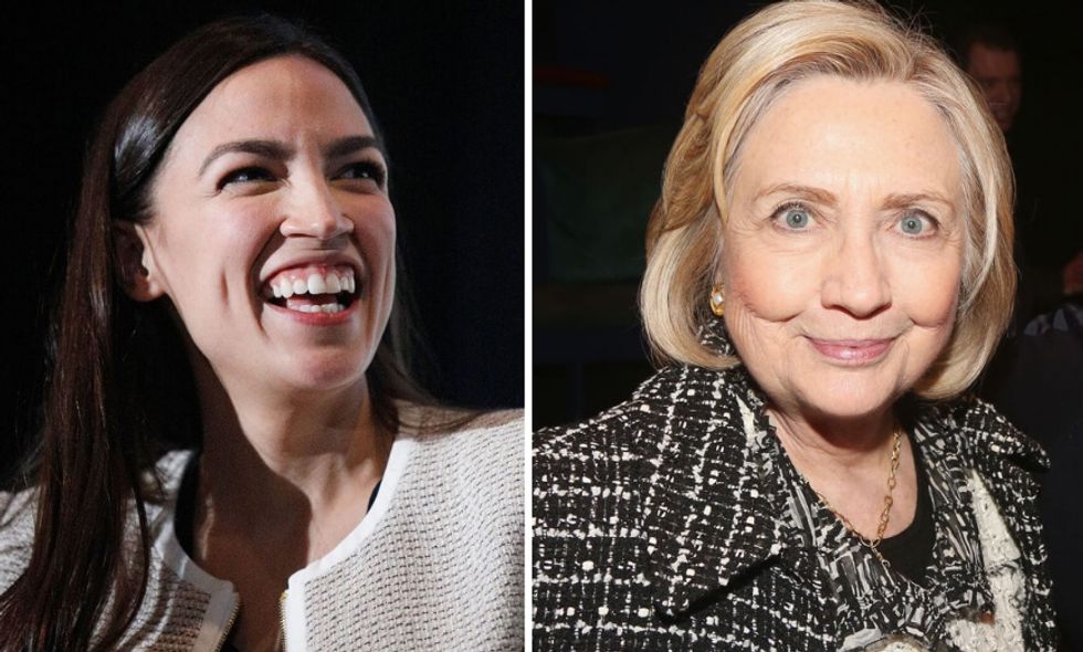 Hillary Clinton and Alexandria Ocasio-Cortez Just Had a Laugh on ...