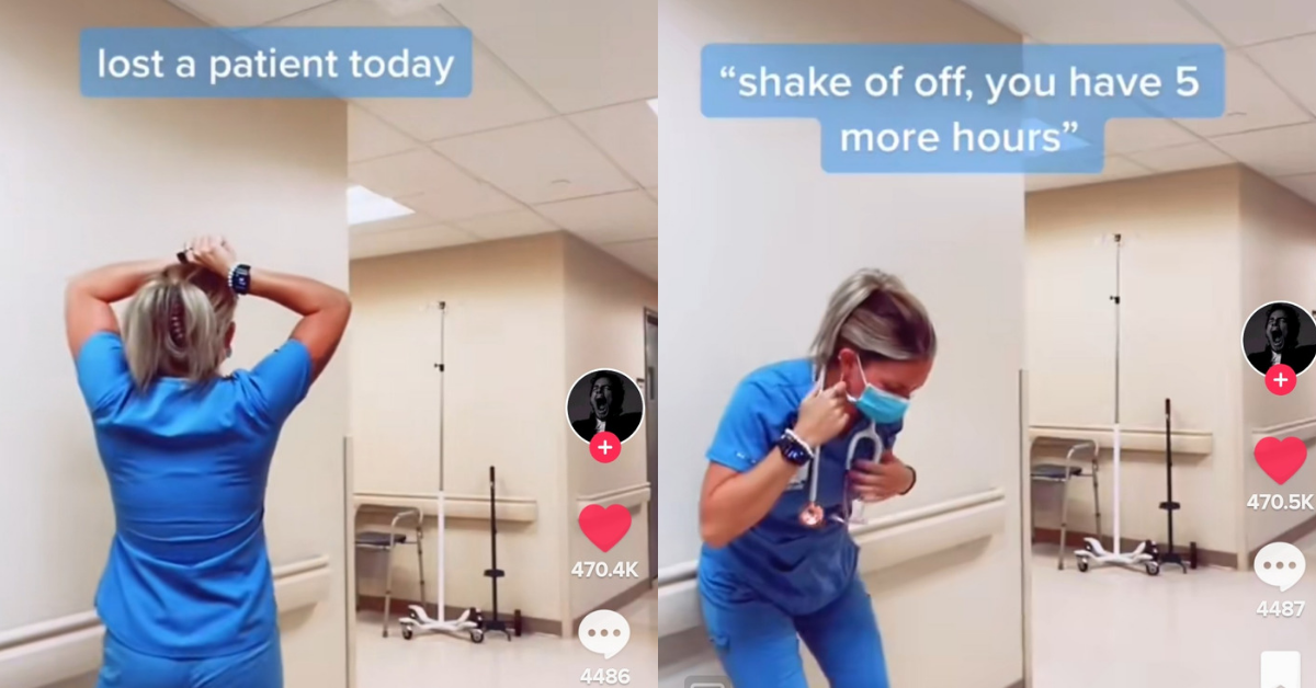 Nurse Posts Tiktok Right After Patient Dies Video Comic Sands