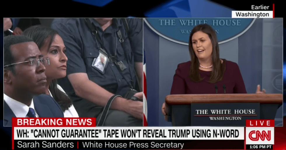 WATCH: CNN On Sarah Sanders' 'N-Word' Dodge: 'The President's Tweet ...