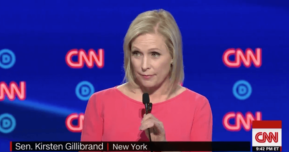 Kirsten Gillibrand's Epic Debate Answer for the First Thing She'd Do in ...