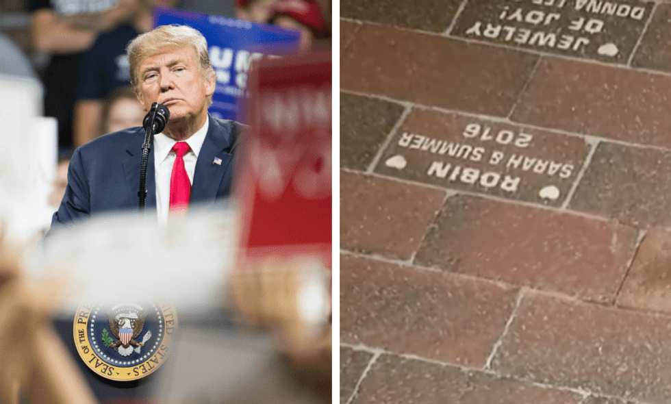 Florida Town Removes Personalized 'TRUMP 2020' Brick from Public ...