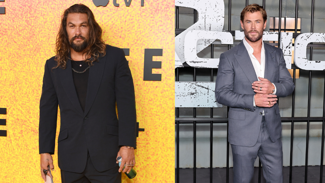 Jason Momao & Chris Hemsworth Troll Each Other's Muscles: VIDEO - Comic ... Jason Momao & Chris Hemsworth Troll Each Other's Muscles: VIDEO - Comic ...