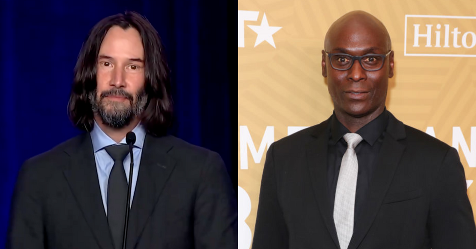 Keanu Reeves Pays Tribute To Lance Reddit At John Wick 4 Premiere